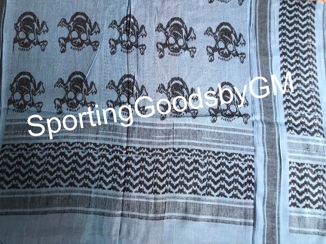 Blue Shemagh Keffiyeh Military Shemagh Military Head Scarf - Etsy