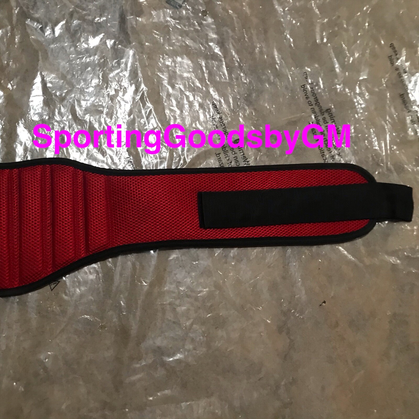 Weight Lifting/lifting Belts Made of Red Nylon Mesh With Black | Etsy