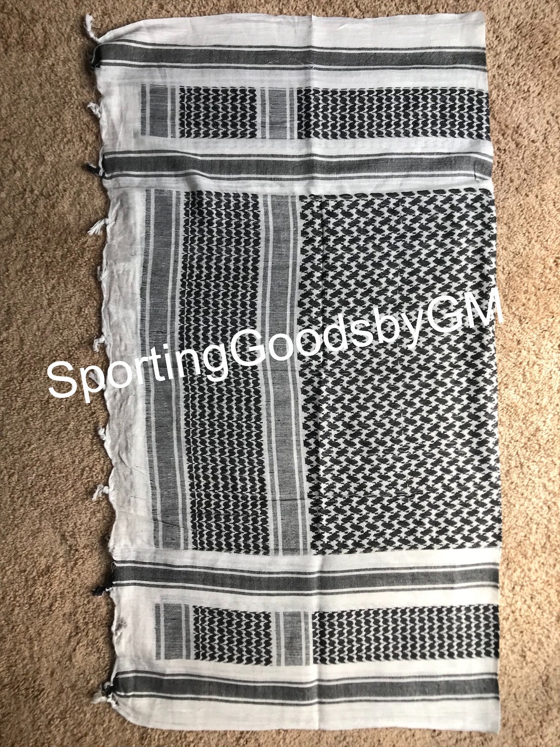 White Black Soft Shemagh Keffiyeh Military Army Navy Air Force - Etsy