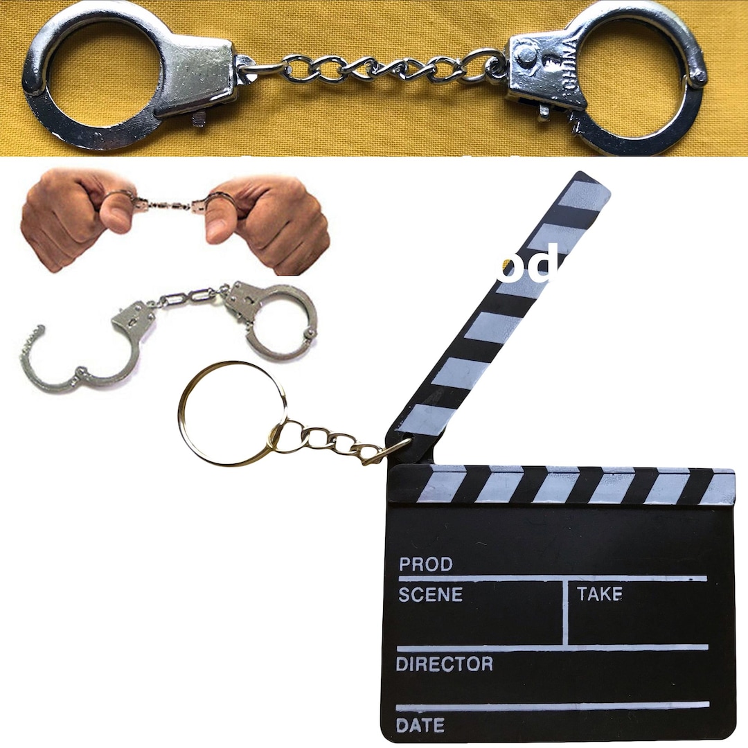 Thumb Cuff, Thumb Cuff With Key & Key-chain, Clapper Board for Film ...