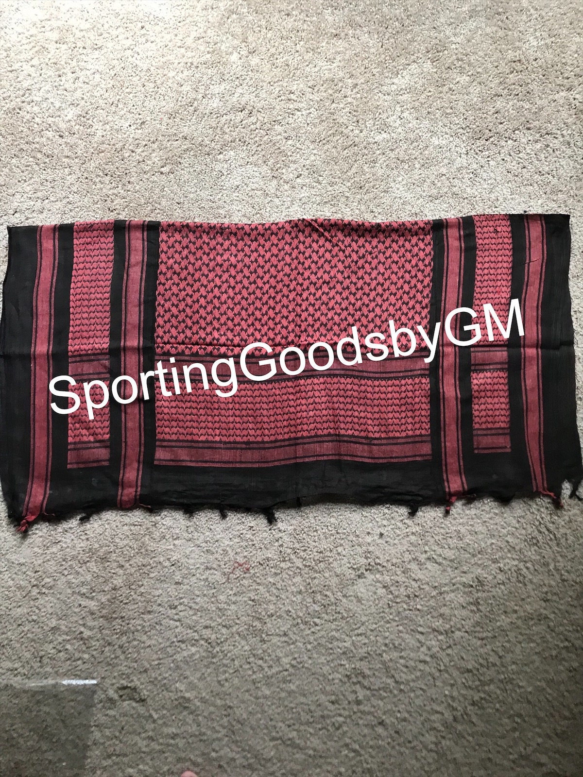 BLACK & RED Soft Shemagh Keffiyeh Military Army Navy Air - Etsy