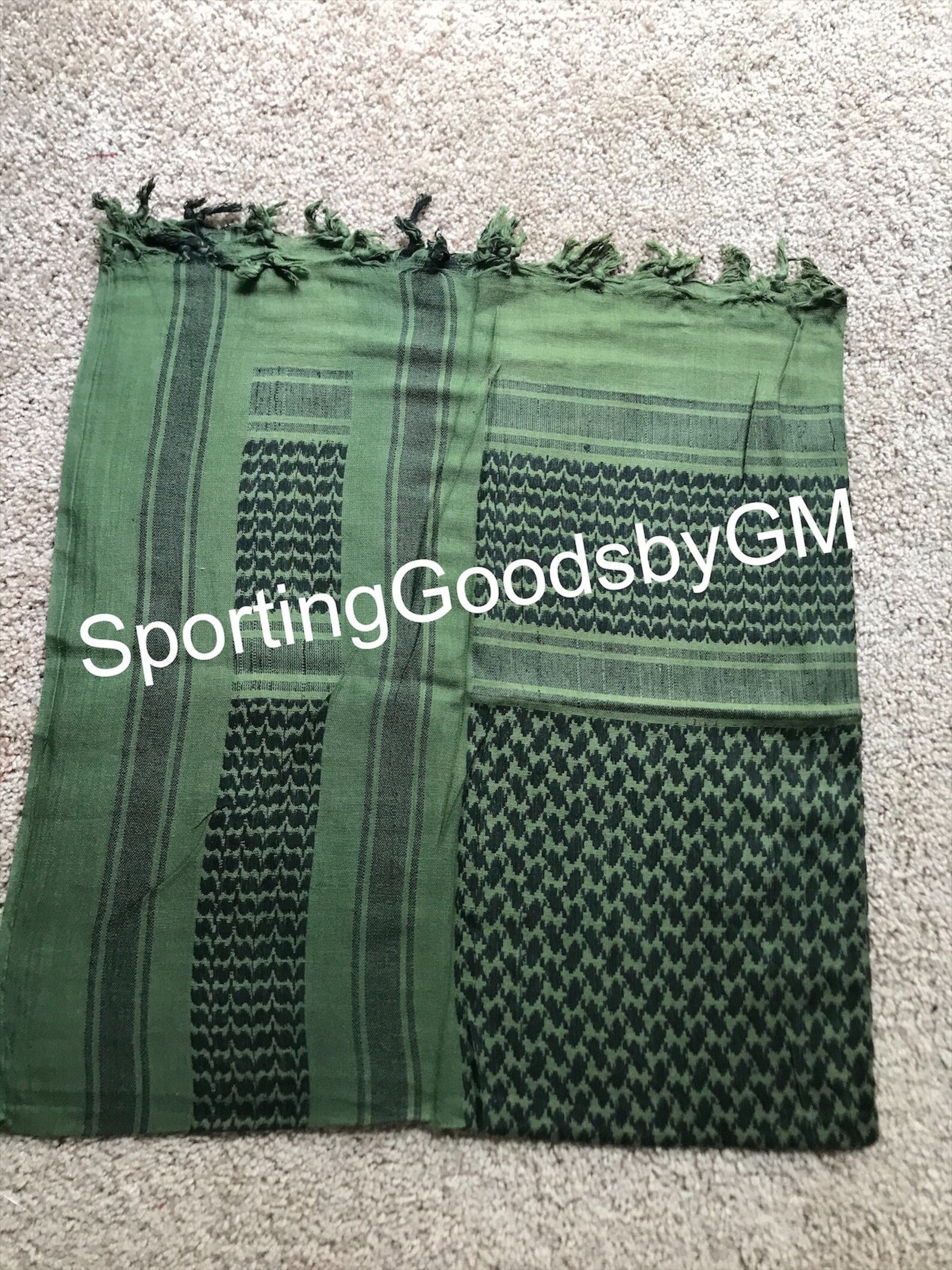 Green & Black Soft Shemagh Keffiyeh Military Army Navy | Etsy