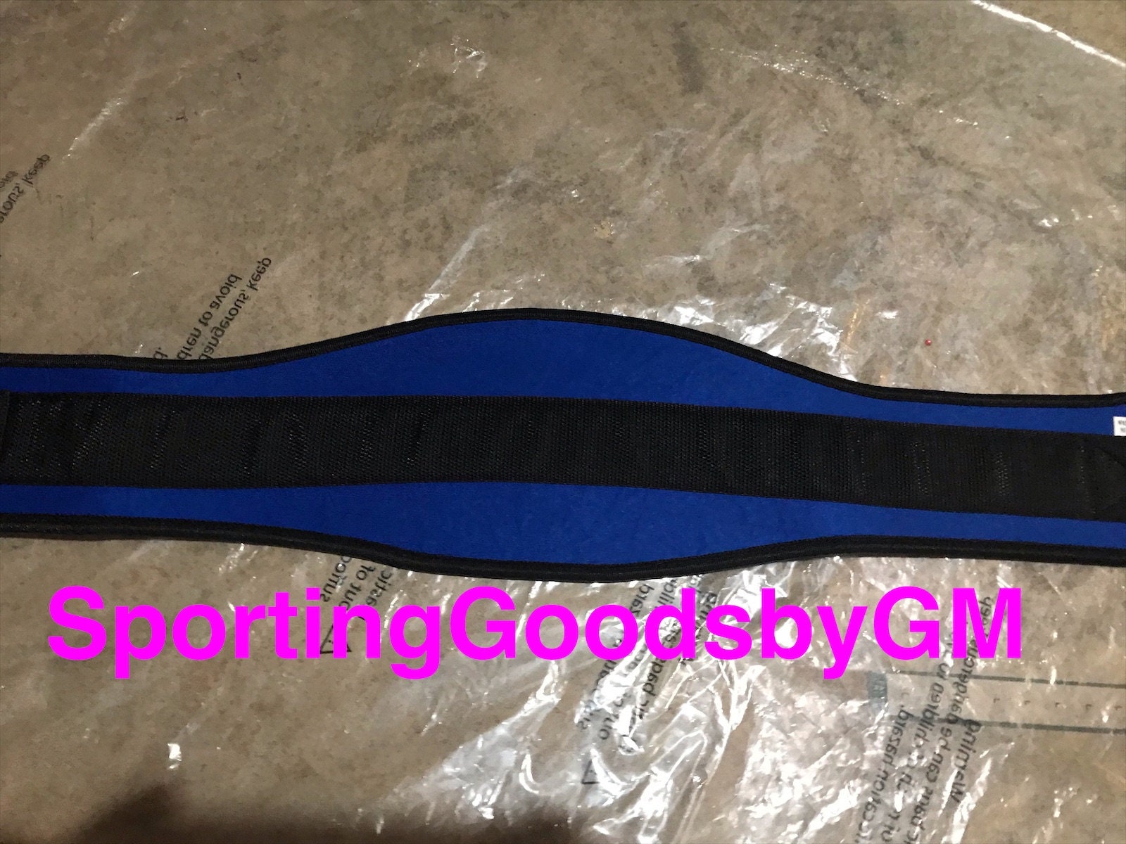 Weight Lifting/lifting Belts Made of BLUE Nylon With Full Black 2 ...