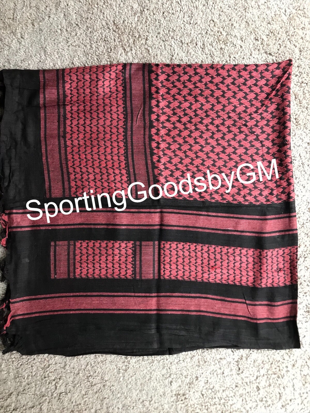 BLACK & RED Soft Shemagh Keffiyeh Military Army Navy Air - Etsy