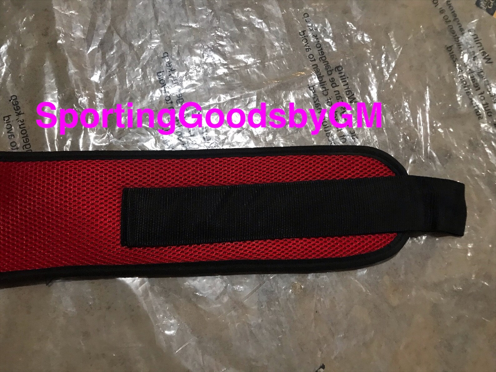 Weight Lifting/lifting Belts Made of Red Nylon Mesh With Black Back 42 ...