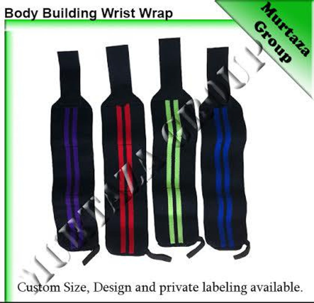 Pair of Wrist Wraps for Weight Lifting, Lifting, Package Handling ...