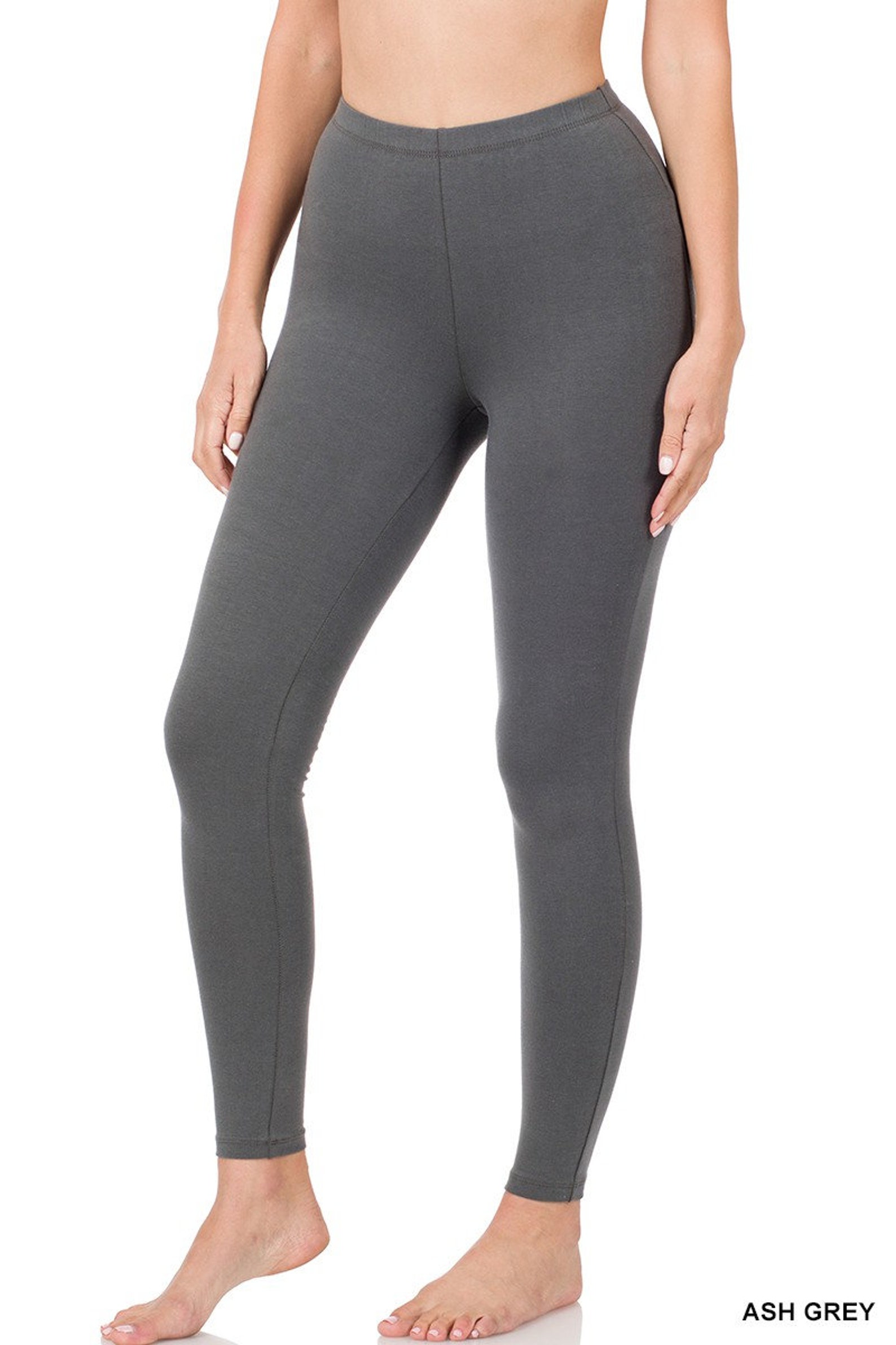 Premium Microfiber Leggings - Ultra-soft Full-length Pants for Everyday ...
