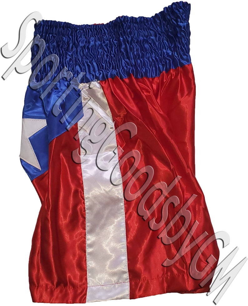 Puerto Rico Flag Boxing Trunks Boxing Shorts Martial Arts - Etsy