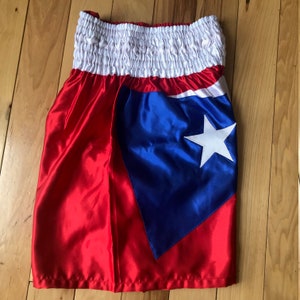 Puerto Rico Flag Boxing Shorts, PR Boxing Training Shorts, Athletic ...