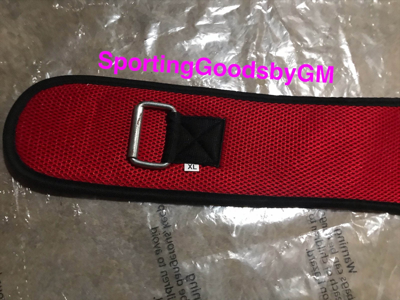 Weight Lifting/lifting Belts Made of Red Nylon Mesh With Black Back 42 ...
