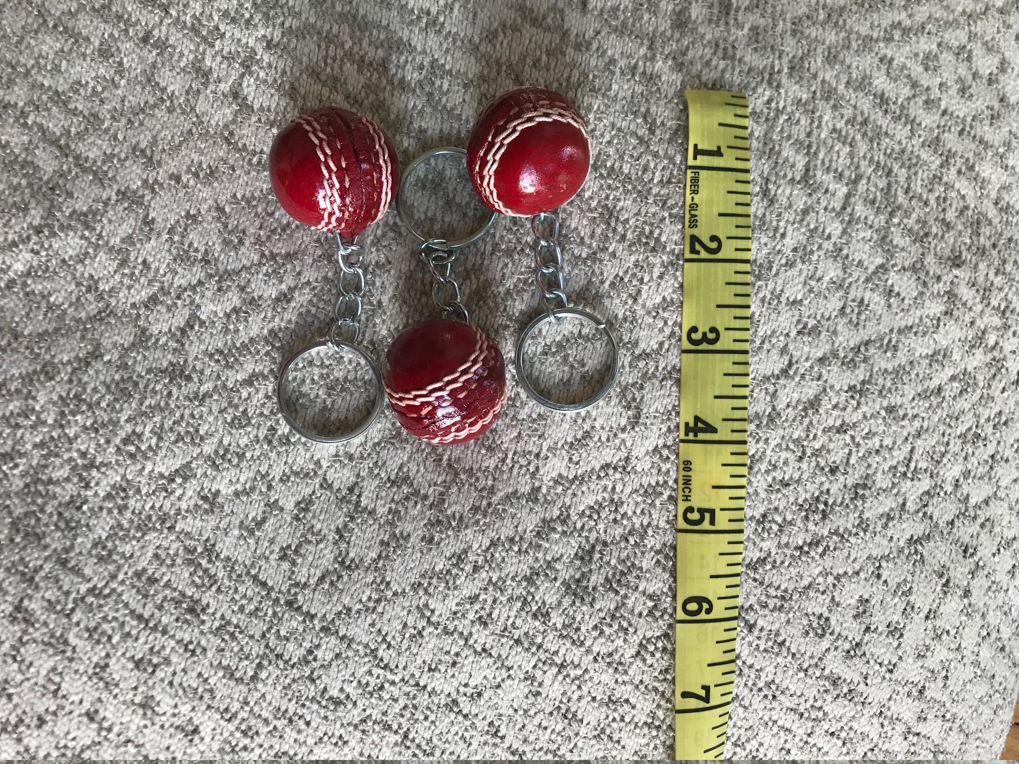 RED Mini Cricket Ball Key Chains Mini Cricket Ball Key Chain - Etsy ...