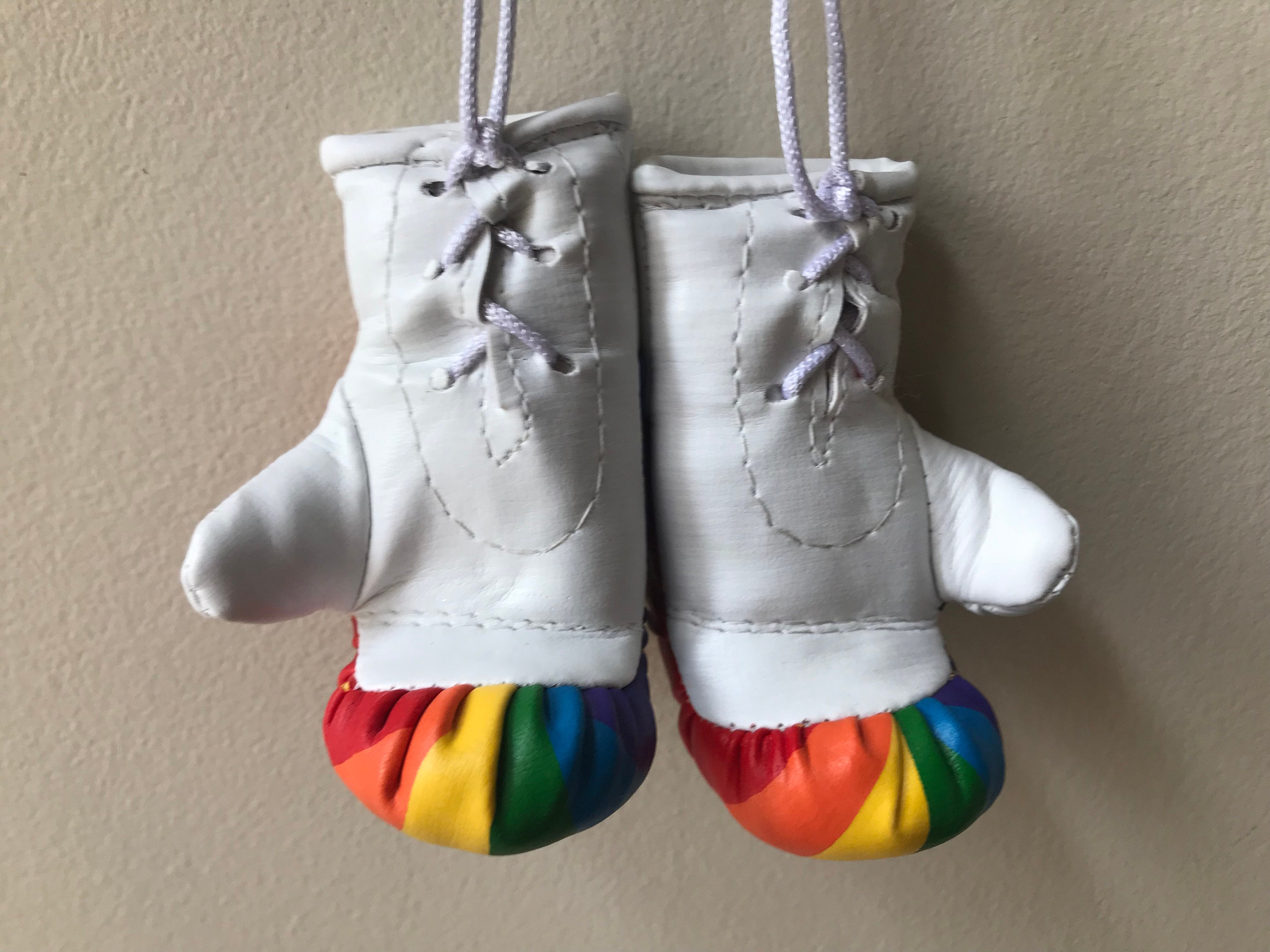 Pride Rainbow Flag Mini Boxing Gloves & Mini Boxing Gloves | Etsy
