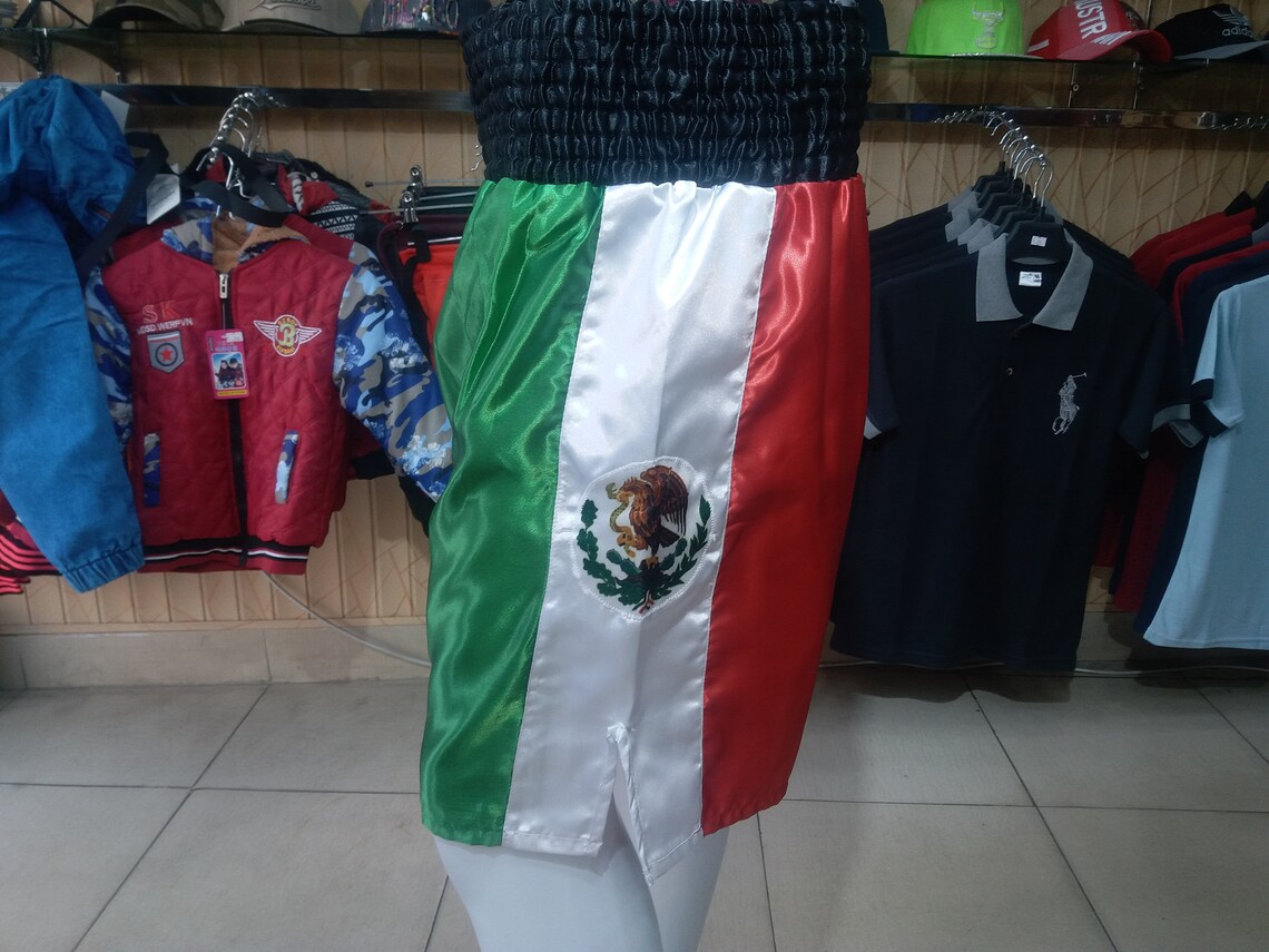 US/MEXICO Flag With Black Elastic Belt Boxing, Boxing Training, Fitness ...