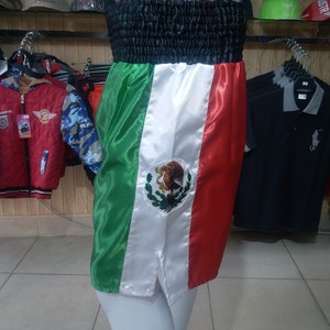 US/MEXICO Flag With Black Elastic Belt Boxing, Boxing Training, Fitness ...