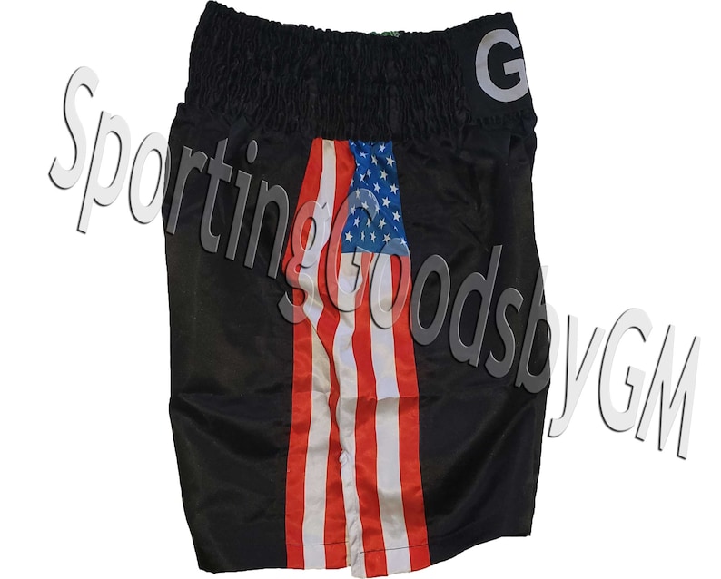 Us/brasil Flag Boxing Trunks Boxing Shorts Martial Arts Training ...
