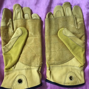 Yellow and Black Fast Rope Gloves Tactical Fast Rope Gloves & Black and ...