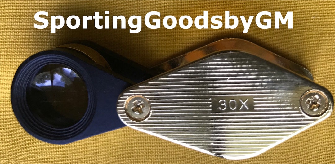 Explore Details With Pocket Magnifying Glass 30X Power | Golden Steel ...