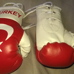 Turkey Flag Mini Boxing Gloves Novelties Souvenir Cars - Etsy