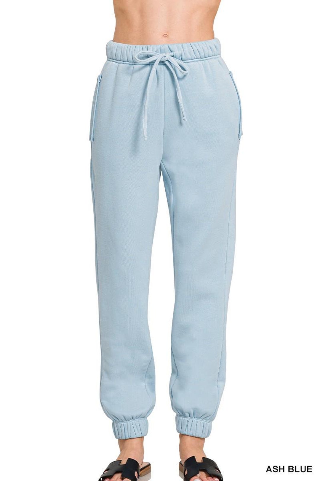 Cozy Loungewear: Fleece Drawstring Soft Stretch Sweatpants With Pockets ...