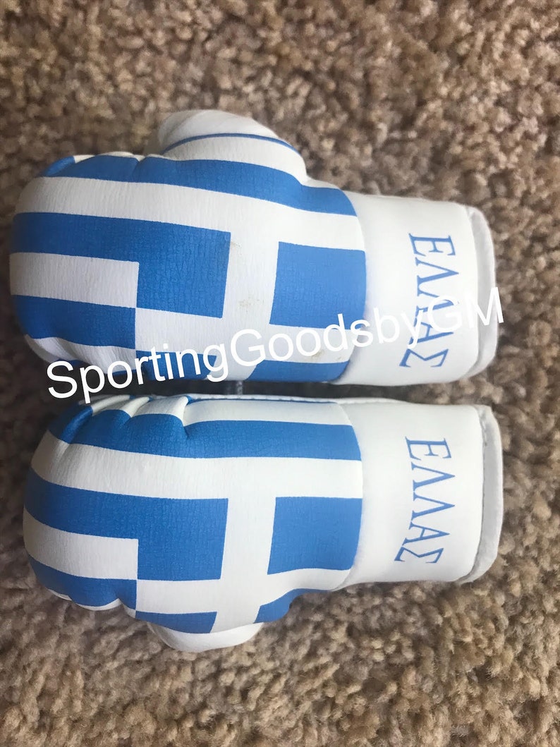 Eaaae/greece Flag Mini Boxing Gloves Souvenir Show Purse - Etsy