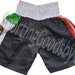US/MEXICO Flag Black Fabric With White Elastic Boxing, Boxing Training ...