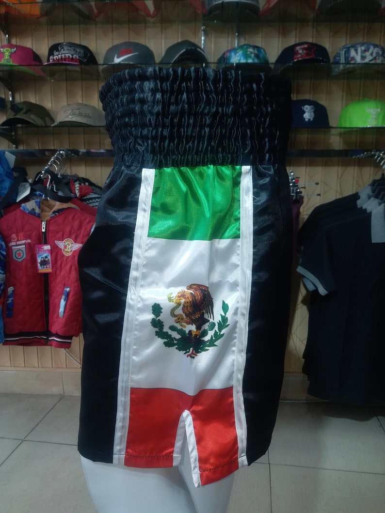 Black Belt US/MEXICO Flag With Black Elastic Belt Boxing, Boxing ...