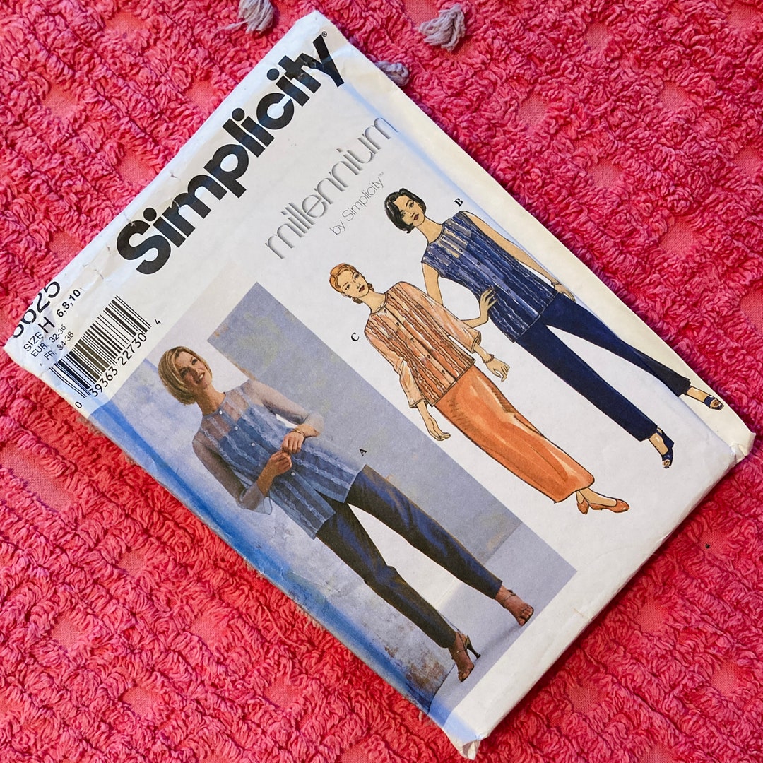 Vintage 1990's Simplicity Sewing Pattern #8625 - Etsy