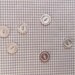 Three Types of White Buttons - Etsy
