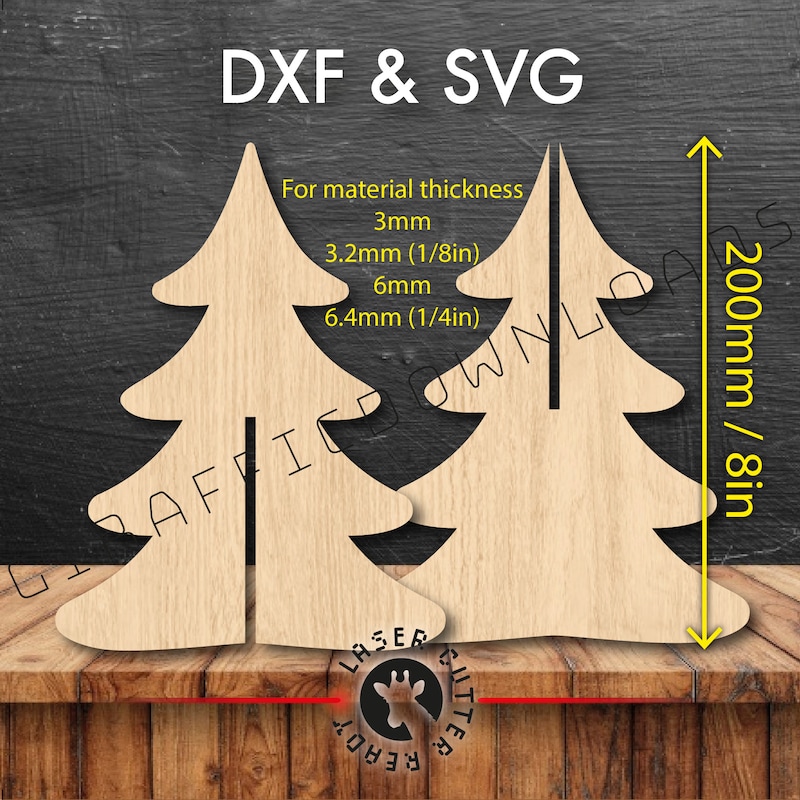 Dxf Christmas Tree Files - Etsy
