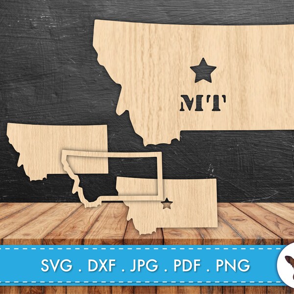 Montana Silhouette - Etsy