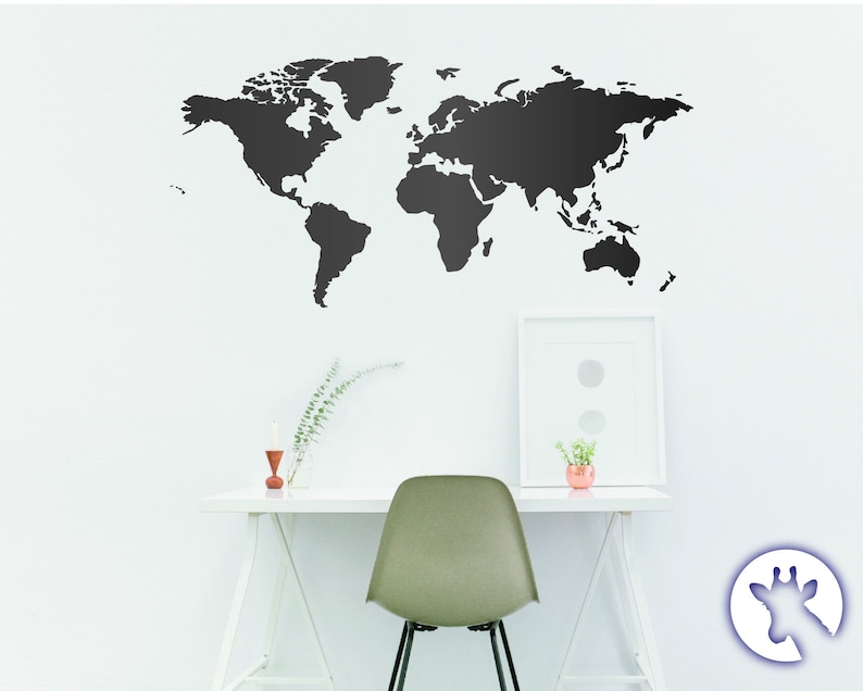 World Map Instant Download Cutting File for Silhouette, Cricut, Laser ...