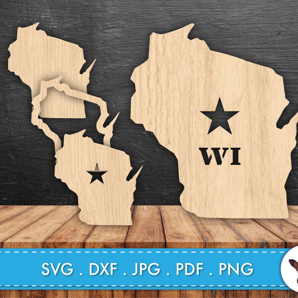 Wisconsin Svg - Etsy