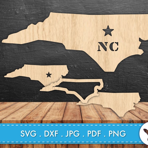 North Carolina Cnc Svg - Etsy