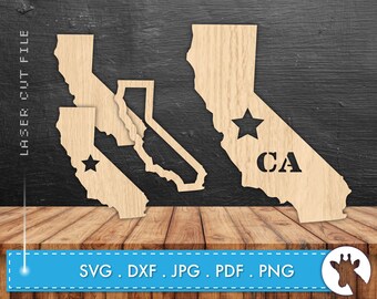 Us State Router Template - Etsy