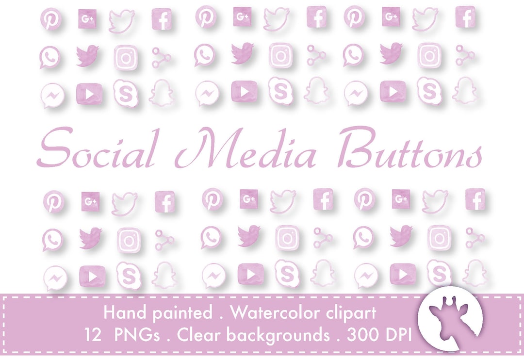 Social Media Clipart Blog Icons Website Icons Instagram Clipart ...