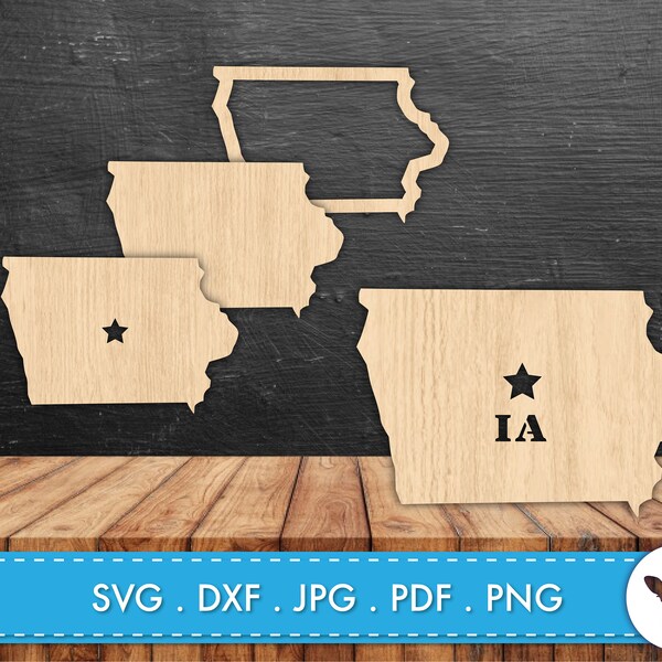 Iowa State Stencil - Etsy
