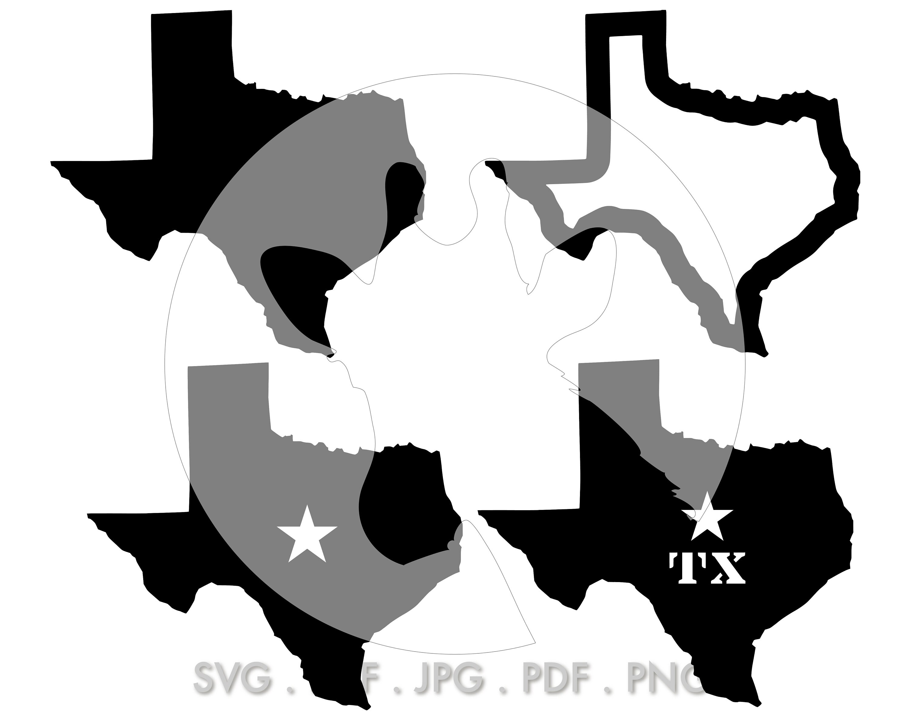 TEXAS STATE Svg TX Home State Dxf Laser Cut Digital Files Cnc - Etsy UK