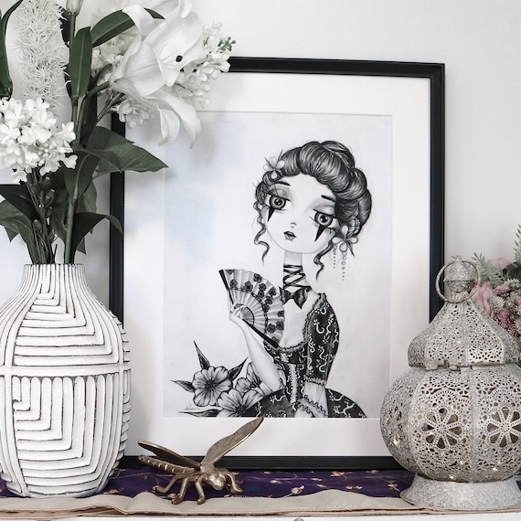 Miss Haruko Limited Edition Fine Art Print 1920s Art | Etsy