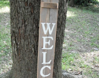 Tall Welcome Sign | Etsy