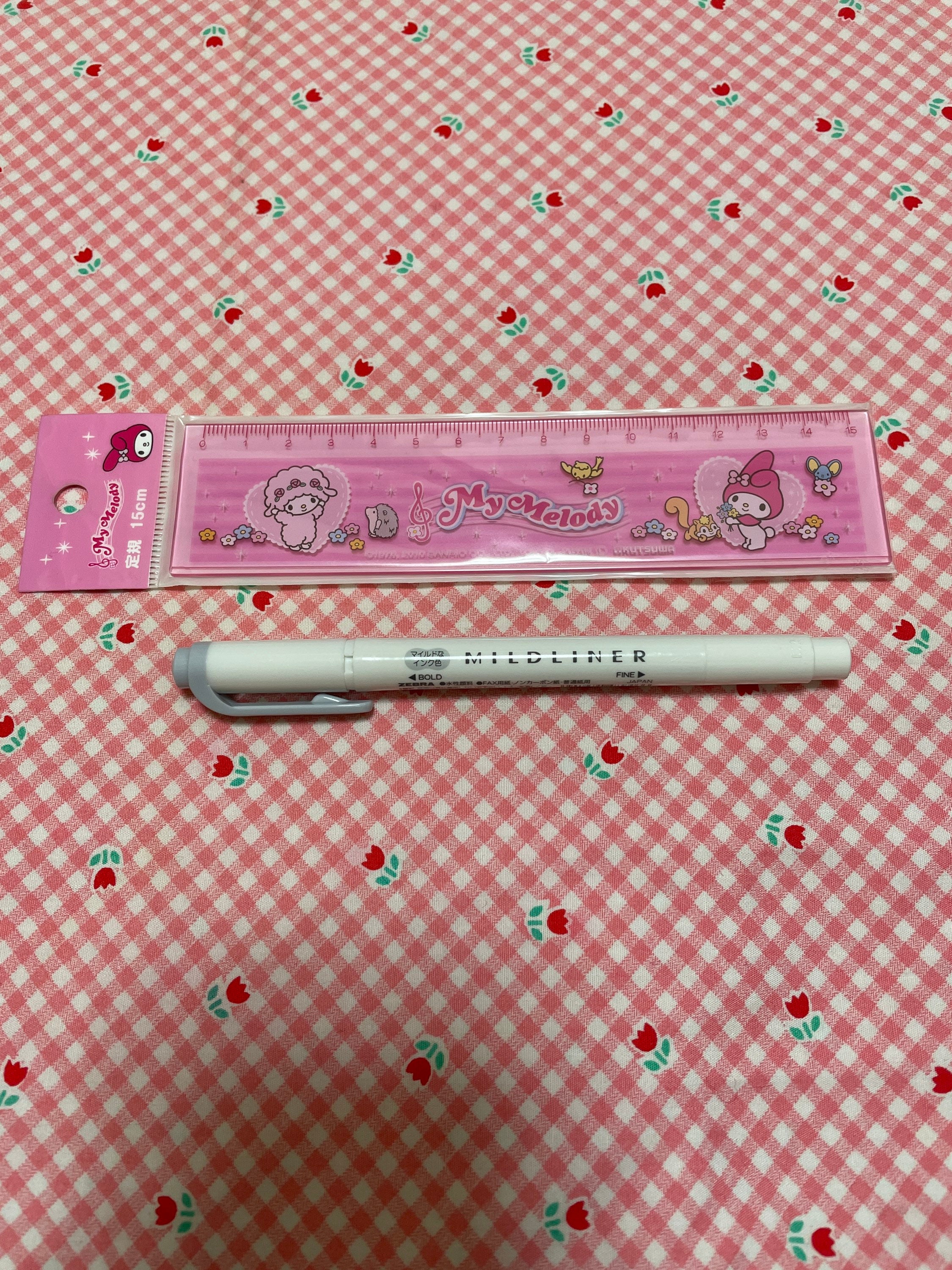 Sanrio My Melody Ruler Sanrio Character Sanrio Stationery - Etsy