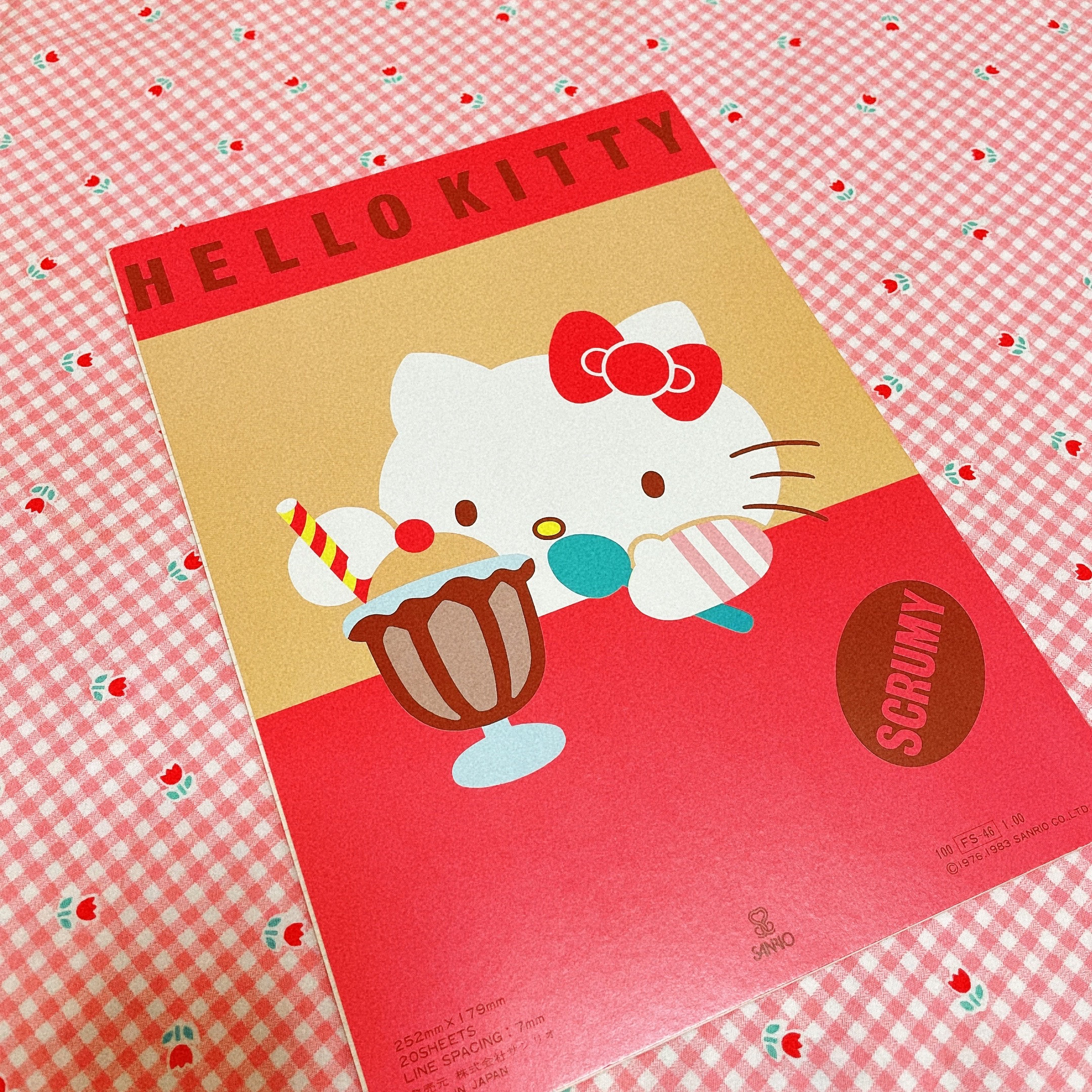 Vintage Sanrio Notebook Hello Kitty 80s School Supply Cute - Etsy