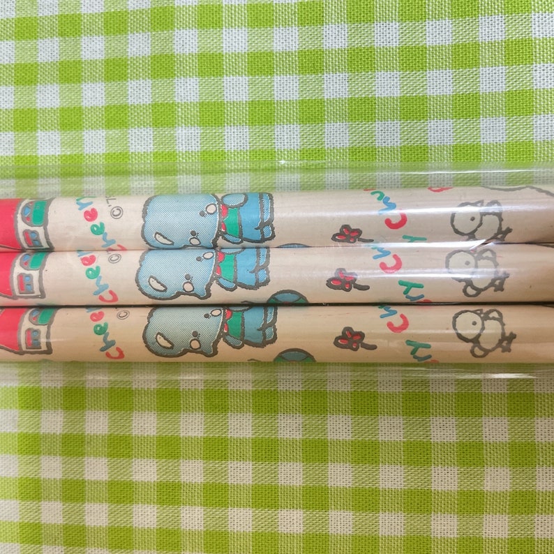 Vintage Sanrio Cheery Chums Pencil Assortment of 3 Vintage Sanrio ...