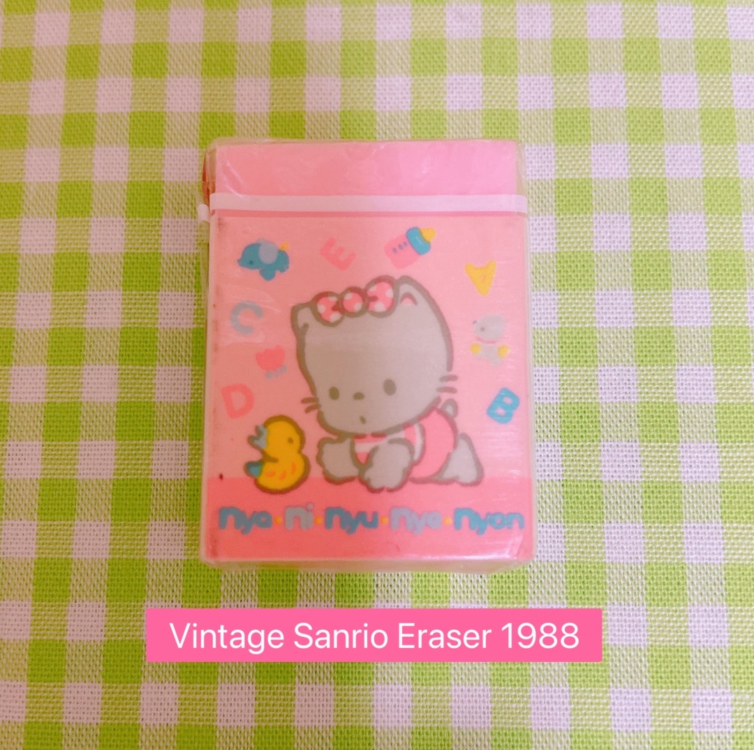 Vintage Sanrio Nya Ni Nyu Ne Nyon Baby Cats Eraser '80s | Vintage ...