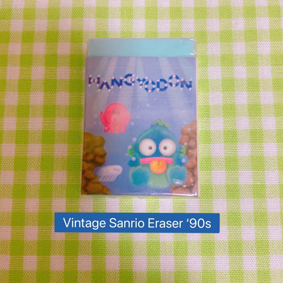 Vintage Sanrio Hangyodon Eraser '90s Old Sanrio Stationery Sanrio ...