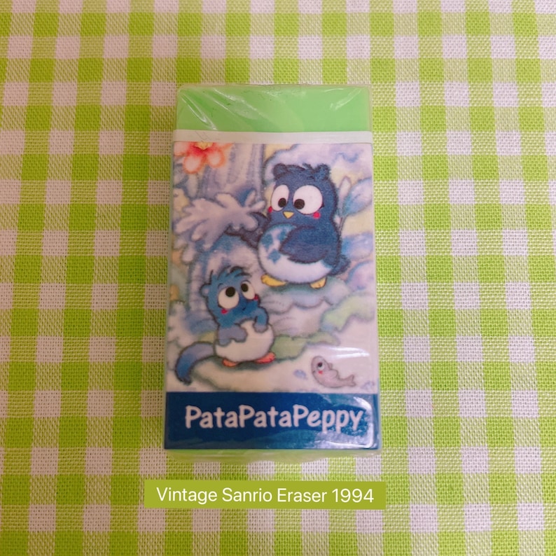 Vintage Sanrio Patapata Peppy Eraser '90s | Old Sanrio Stationery ...