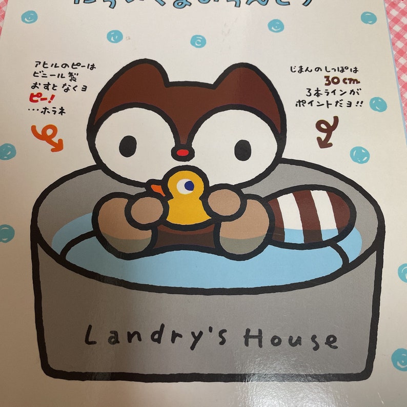 Vintage Sanrio Rare Character Taraiguma No Laundry Raccoon - Etsy