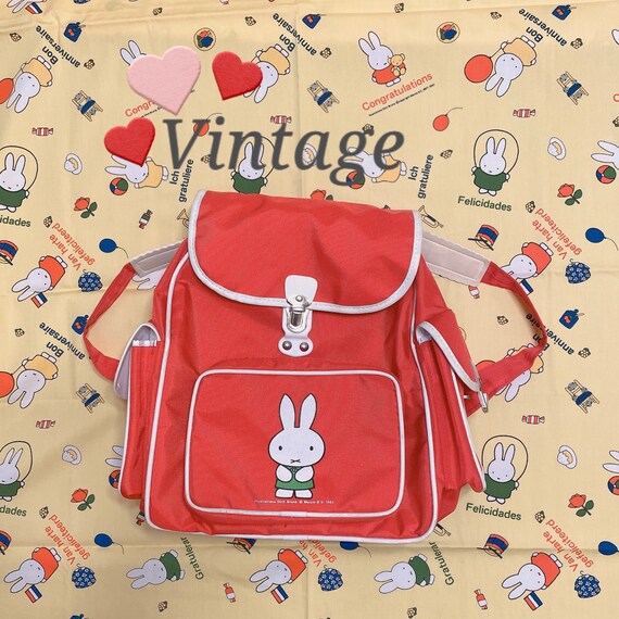 Vintage Miffy Backpack Kids Size Official Miffy Dick Bruna | Etsy