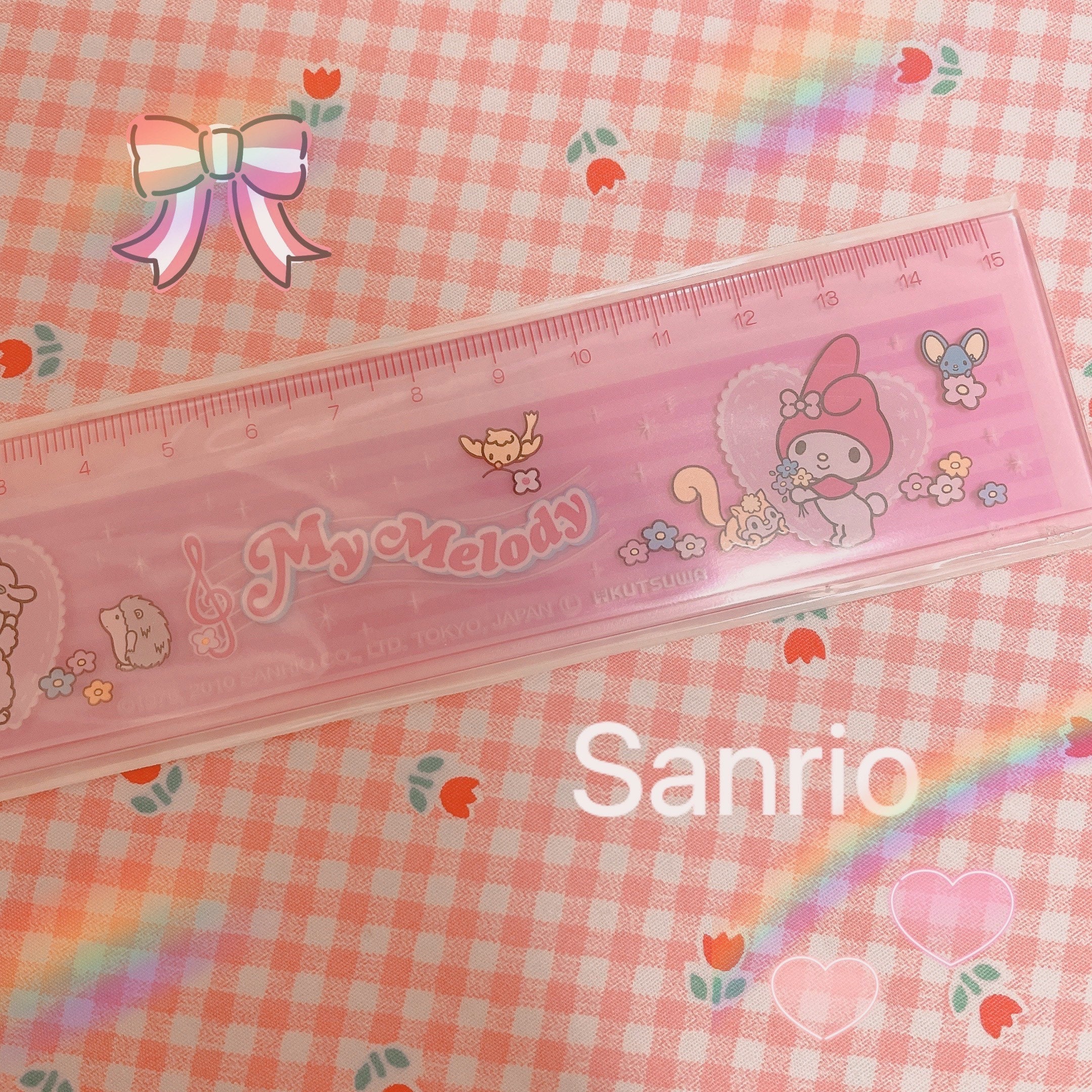 Sanrio My Melody Ruler Sanrio Character Sanrio Stationery - Etsy