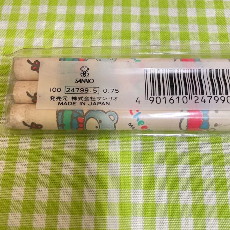 Vintage Sanrio Cheery Chums Pencil Assortment of 3 Vintage Sanrio ...