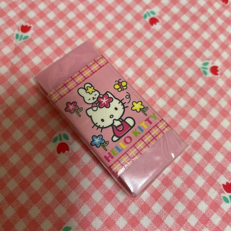 Vintage Hello Kitty Eraser 90s Vintage Sanrio Stationery Sanrio ...